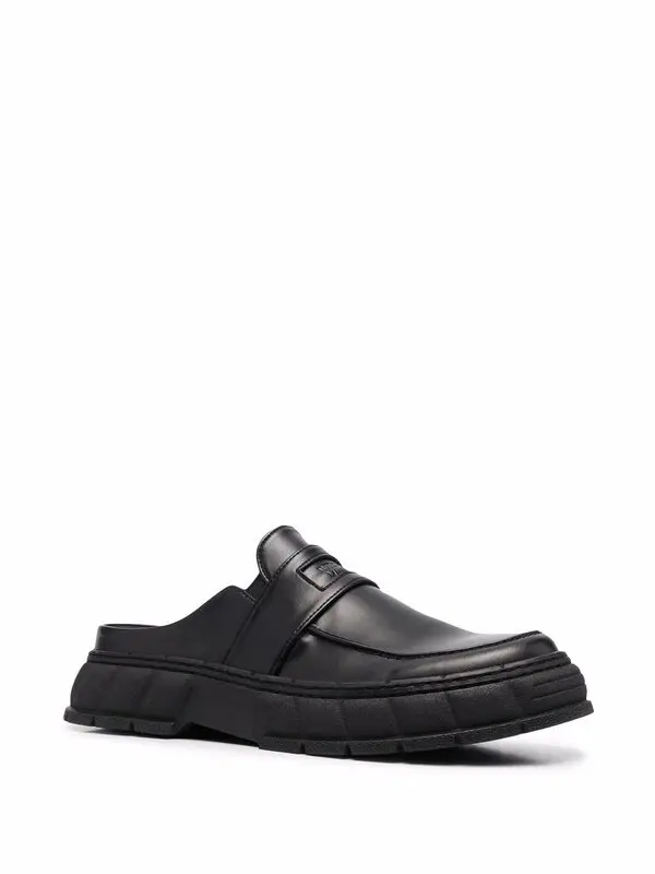 VIRON Backless Chunky-sole Loafers