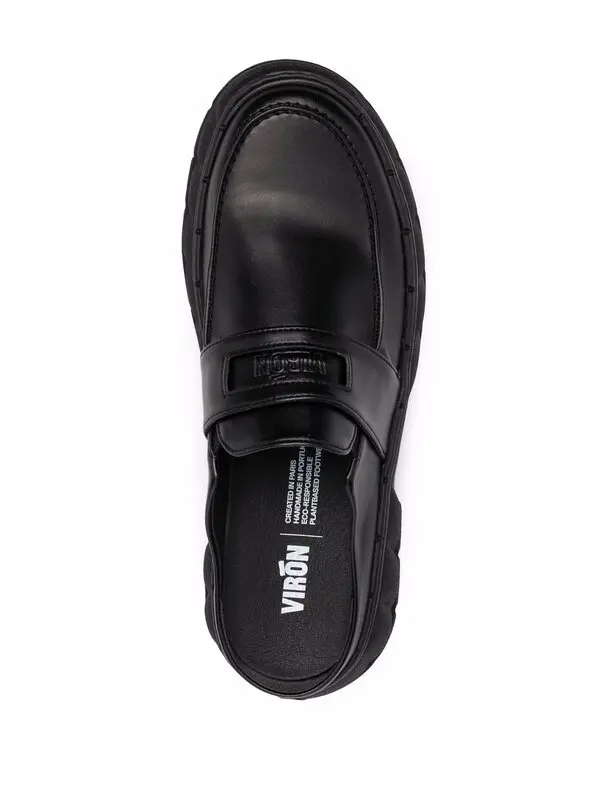 VIRON Backless Chunky-sole Loafers