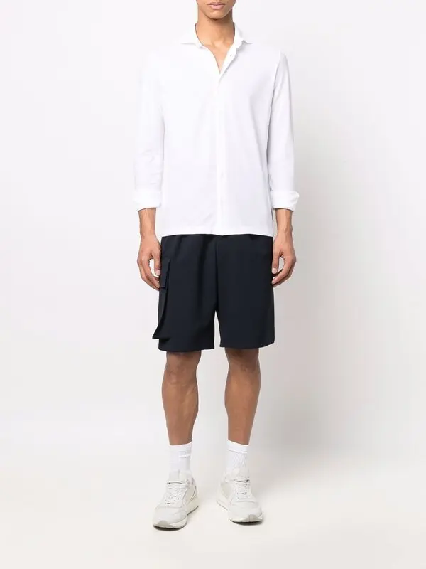 ZANONE Long-sleeved Cotton Shirt - White