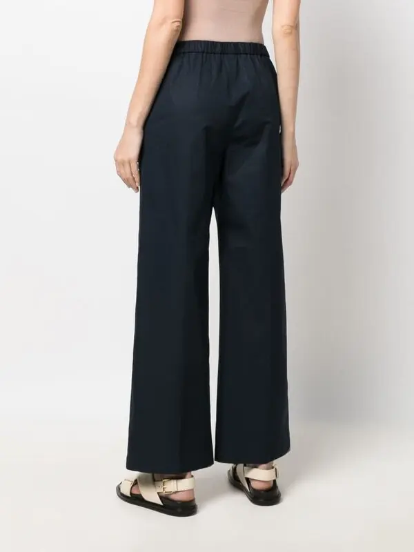 Aspesi Wide-leg Trousers - Blue