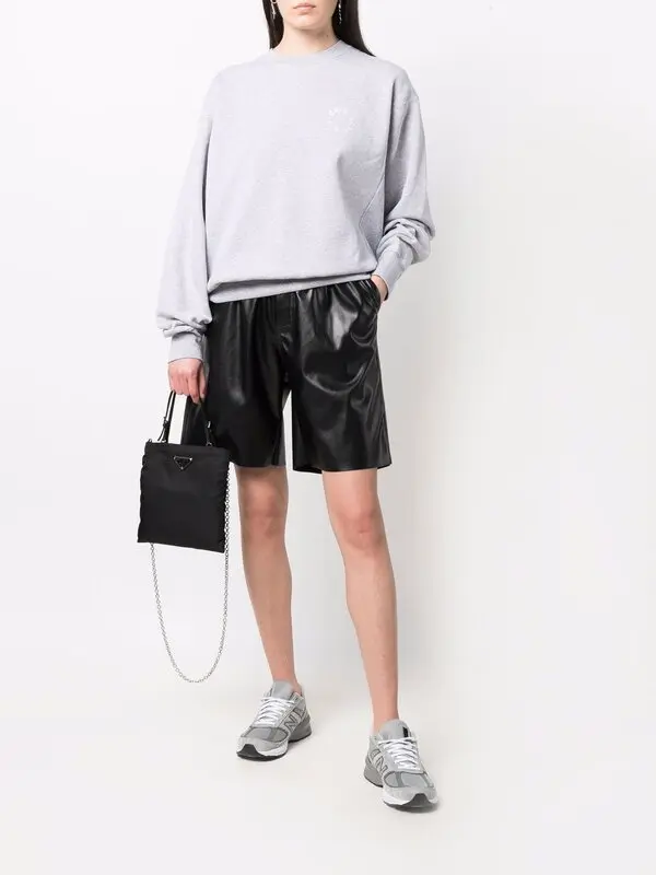 7 DAYS ACTIVE Crew Neck Sweatshirt - 022 Heather Grey