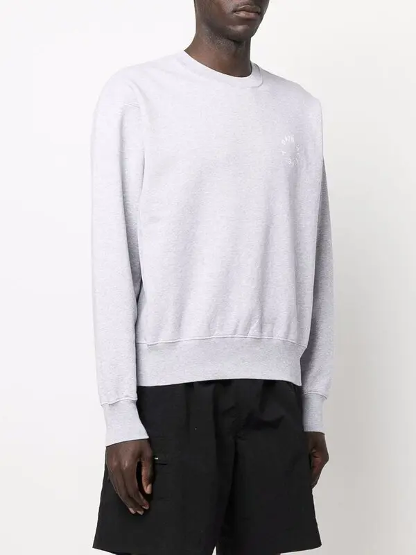 7 DAYS ACTIVE Crew Neck Sweatshirt - 022 Heather Grey