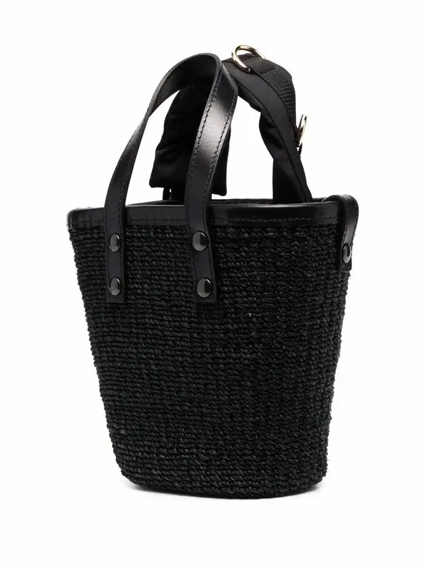 Sacai Micro Marche Woven Bucket Bag