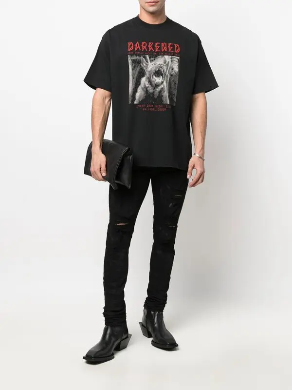 PURPLE BRAND Low-rise Skinny Jeans - Black