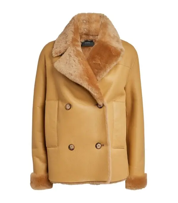 JOSEPH Sheepskin Calla Coat