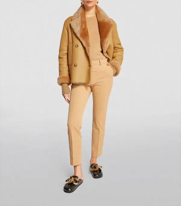 JOSEPH Sheepskin Calla Coat