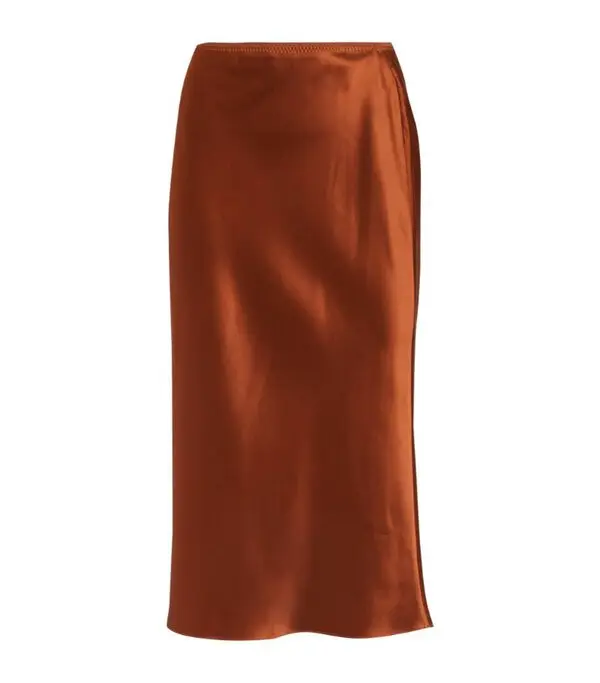 JOSEPH Silk Isaak Midi Skirt