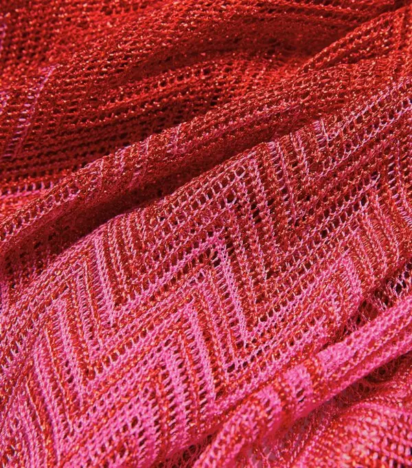 Missoni Zigzag One-shoulder Mini Dress