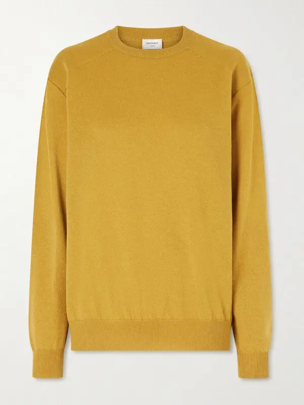 Saint Laurent Cashmere Sweater - Yellow