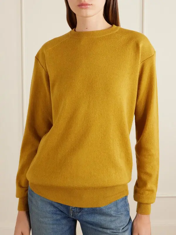 Saint Laurent Cashmere Sweater - Yellow