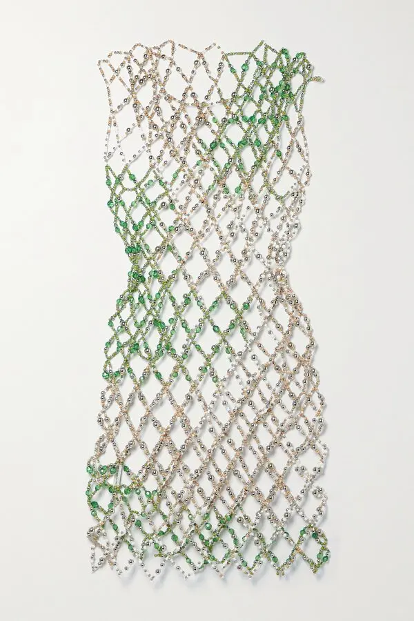 dries van noten beaded dress Dries Van Noten Vintage 90s Beaded Trim Linen Dress Black ref.JC620826  (Sold)