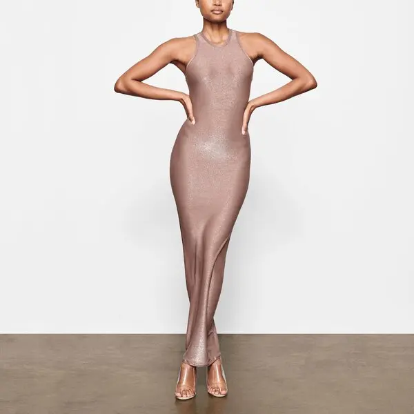 SKIMS Shimmer Tank Dress