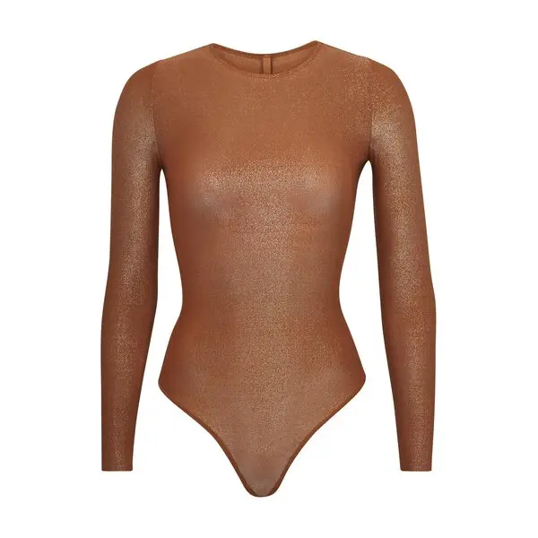 SKIMS Shimmer Long Sleeve Bodysuit