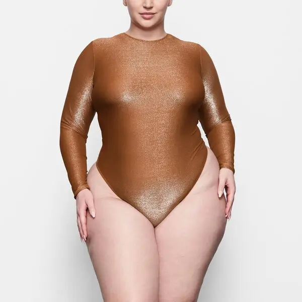 SKIMS Shimmer Long Sleeve Bodysuit