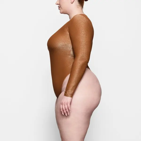 SKIMS Shimmer Long Sleeve Bodysuit