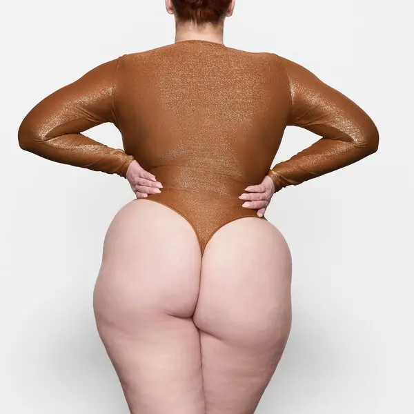 SKIMS Shimmer Long Sleeve Bodysuit