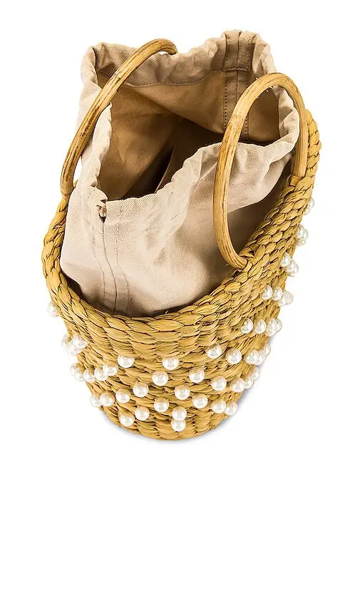 Poolside The Mak Pearl Tote In Tan