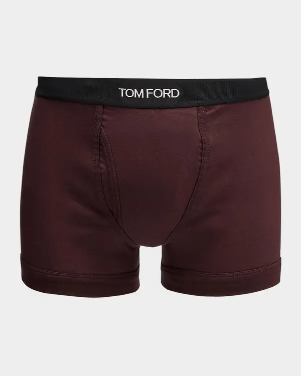 TOM FORD Logo-trim Boxer Briefs - Amethyst