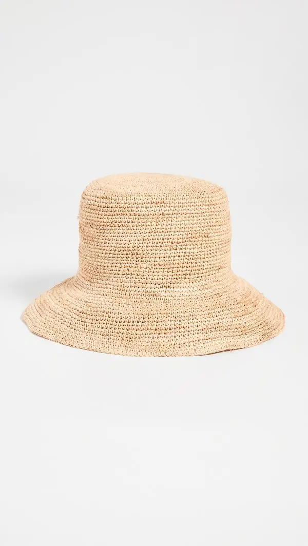 Hat Attack Crochet Straw Bucket Hat