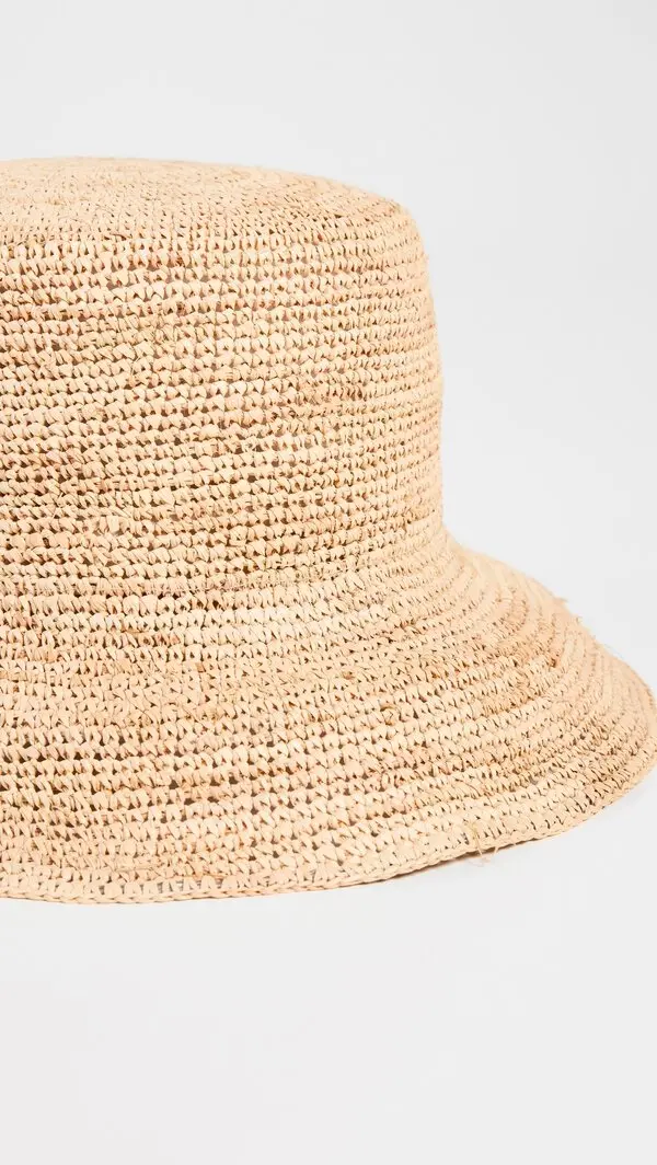Hat Attack Crochet Straw Bucket Hat