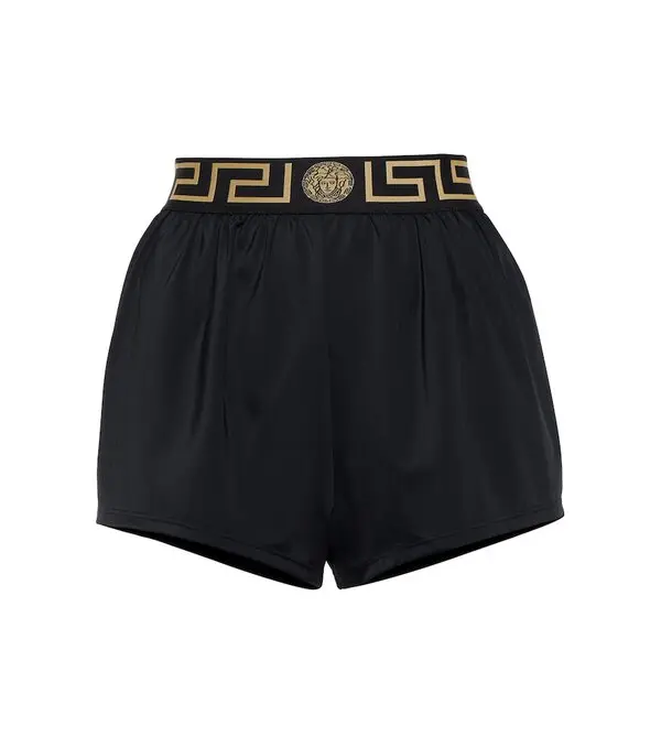Versace Medusa Greca Shorts - Black