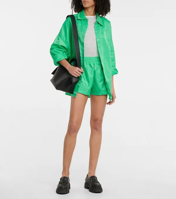 THE FRANKIE SHOP Perla Shirt Jacket And Shorts Set