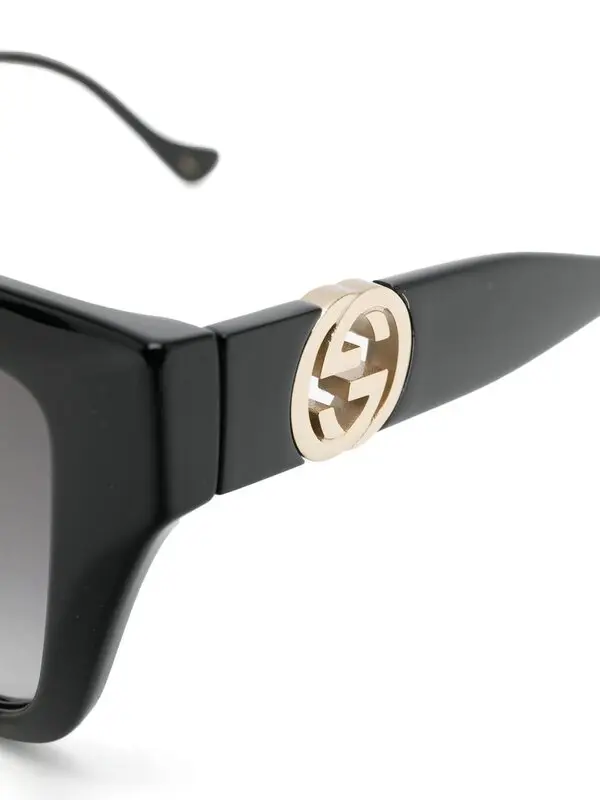 Gucci Logo Square-frame Sunglasses