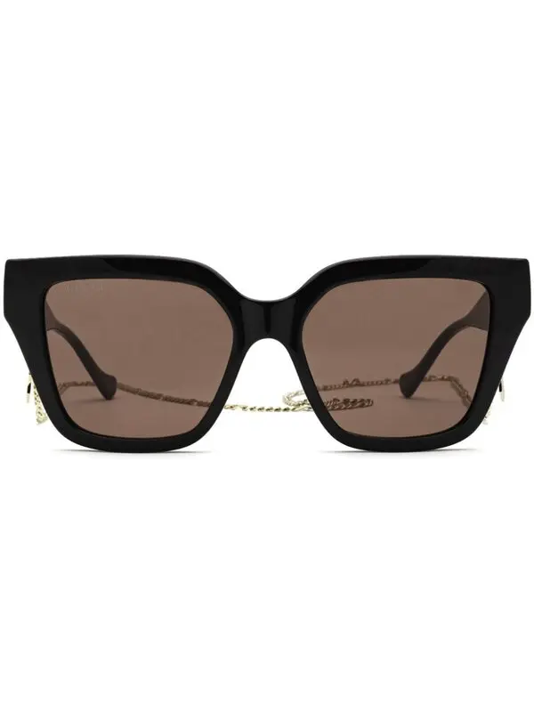 Gucci Square-frame Sunglasses - Black