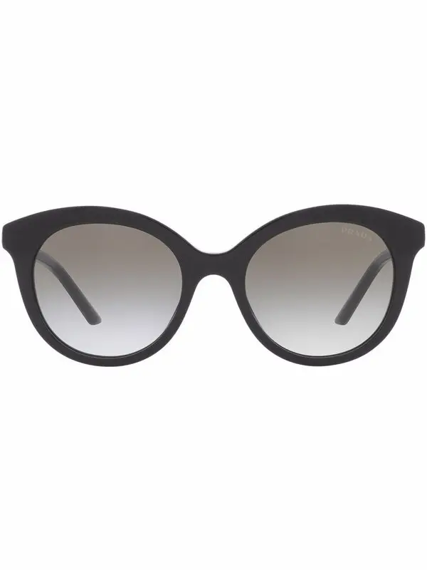 Prada Round Frame Sunglasses - Black