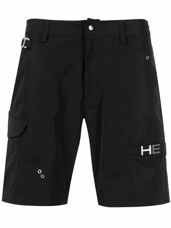 HELIOT EMIL Logo-lettered Cargo Shorts