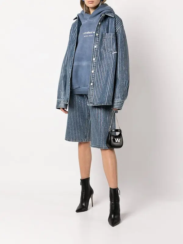Alexander Wang Below-knee Denim Shorts