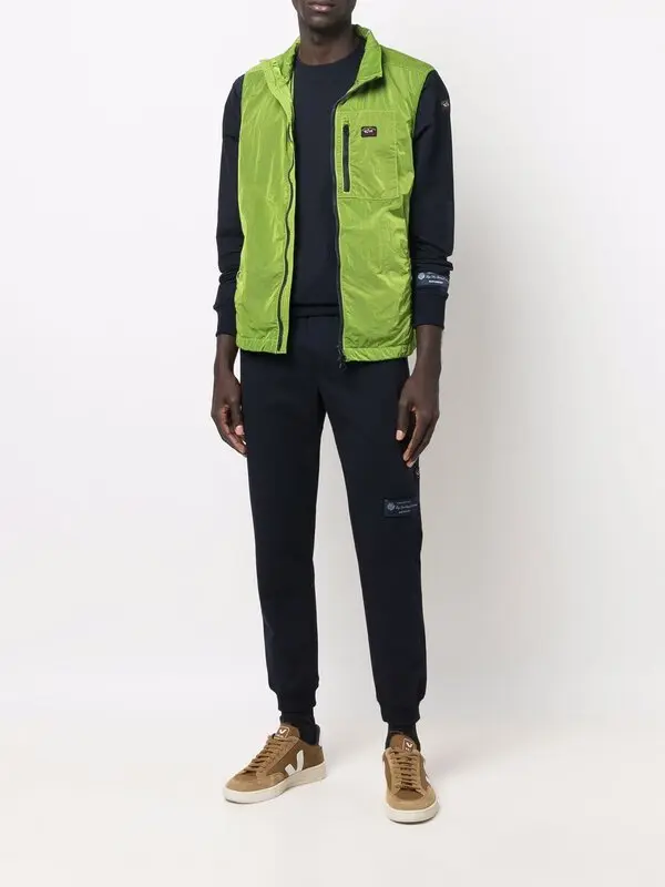 Paul & Shark Logo-patch Zip-up Gilet
