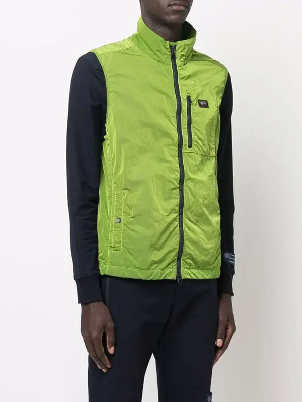 Paul & Shark Logo-patch Zip-up Gilet