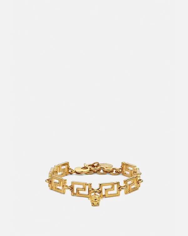 Versace Greca Chain Bracelet - Light Gold