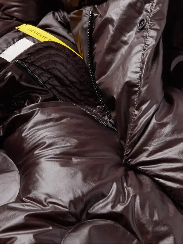 Moncler Dingyun Zhang Iaphia Oversized Quilted Glossed-shell Hooded Down Coat