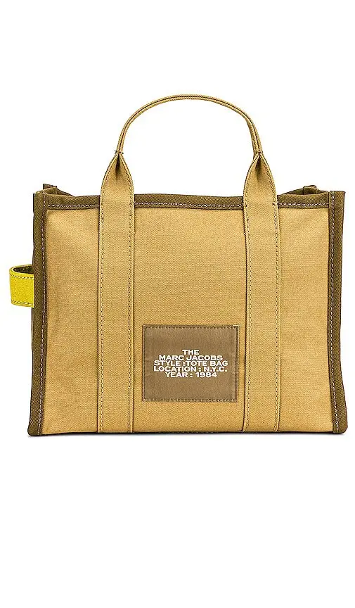 Marc Jacobs Medium Colorblocked Tote Bag In Sage