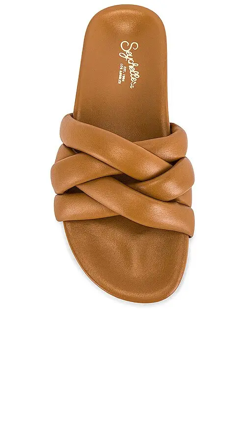 Seychelles Low Key Glow Up Slides In Tan