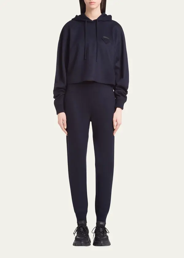Prada Wool-cashmere Joggers