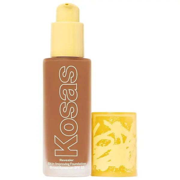 KOSAS Revealer Skin-improving Foundation Spf 25 With Hyaluronic Acid And Niacinamide - Medium Deep Neutral Warm 330
