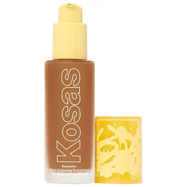 KOSAS Revealer Skin-improving Foundation Spf 25 With Hyaluronic Acid And Niacinamide - Medium Deep Warm 350