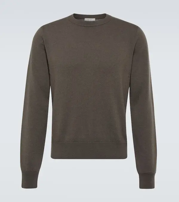 THE ROW Benji Cashmere Sweater - Green