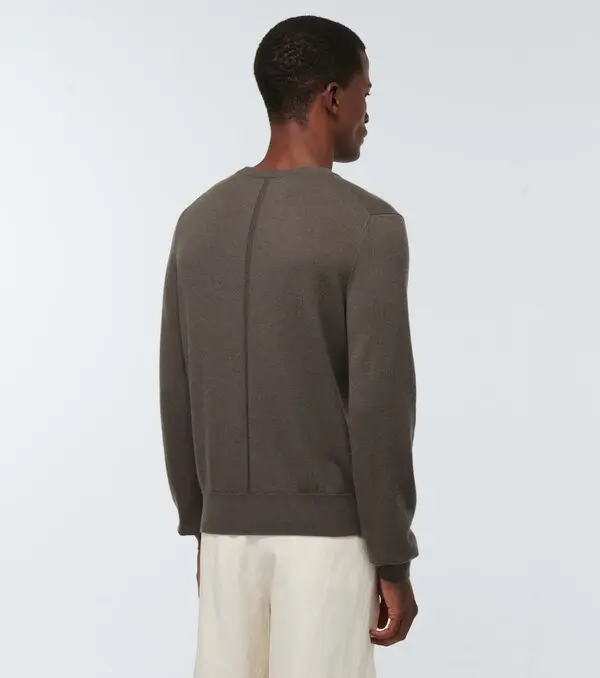 THE ROW Benji Cashmere Sweater - Green