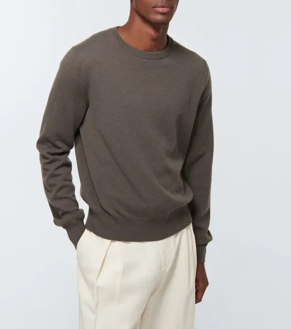 THE ROW Benji Cashmere Sweater - Green