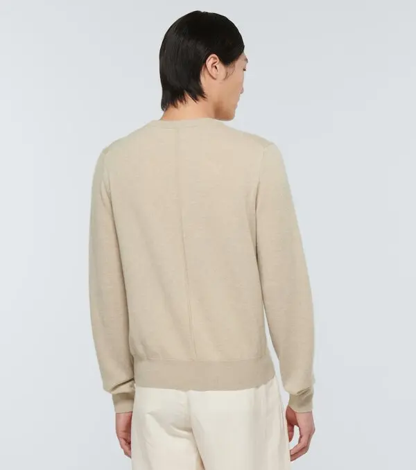 THE ROW Benji Cashmere Sweater - Beige
