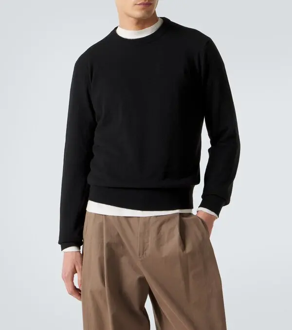 THE ROW Benji Cashmere Sweater - Black