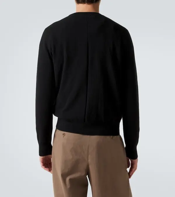 THE ROW Benji Cashmere Sweater - Black