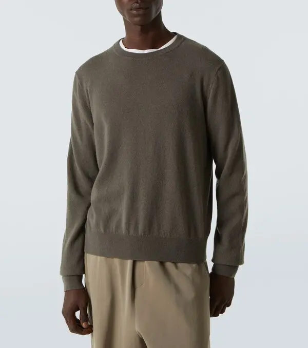 THE ROW Benji Cashmere Sweater - Green