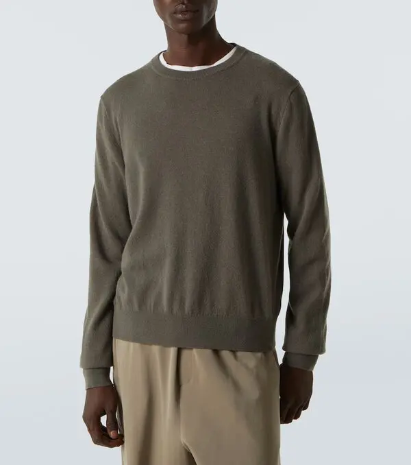 THE ROW Benji Cashmere Sweater - Green