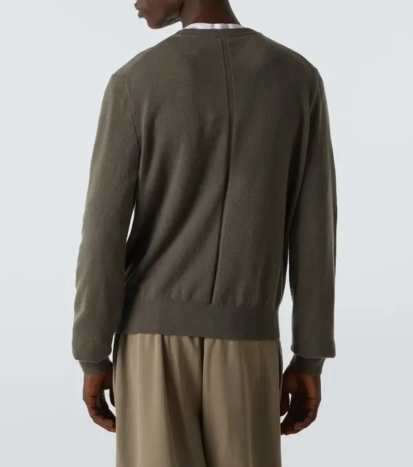 THE ROW Benji Cashmere Sweater - Green