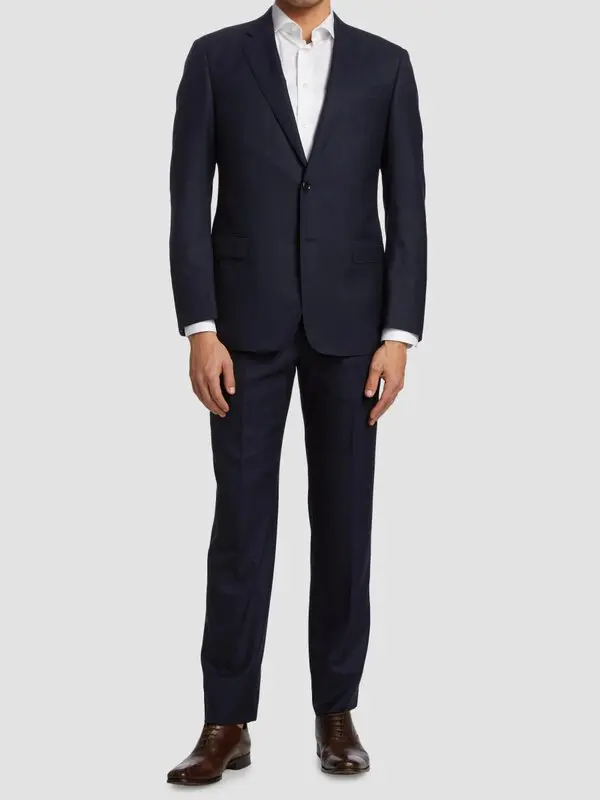 Giorgio Armani Wool Two-piece Suit - Navy